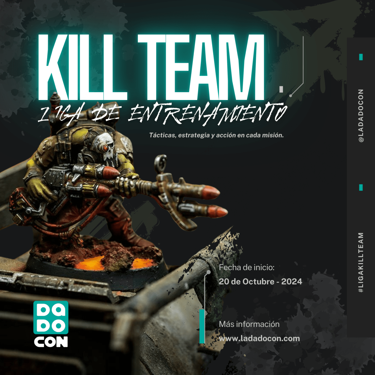 Presentación de la Liga de Entrenamiento Táctico: WARHAMMER KILL TEAM – LA DADOCON